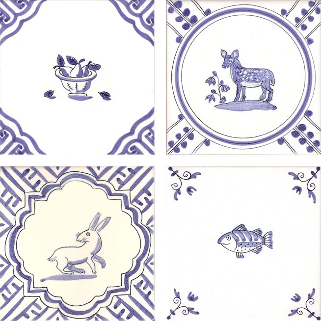 Delft tiles – Reptile Tiles