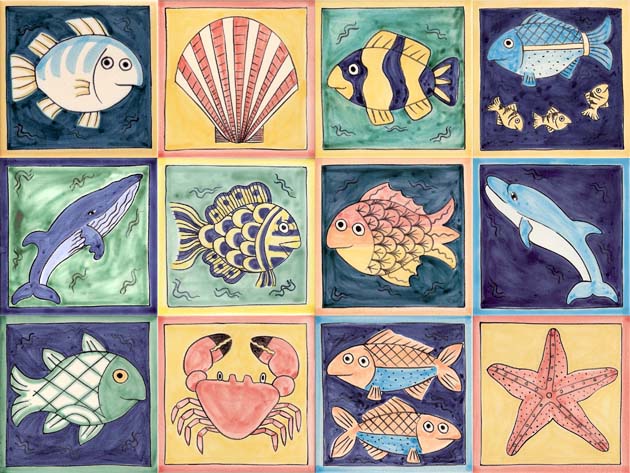 Sealife tiles – Reptile Tiles