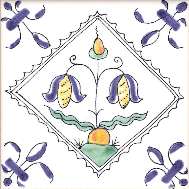 Delft Flower tiles – Reptile Tiles