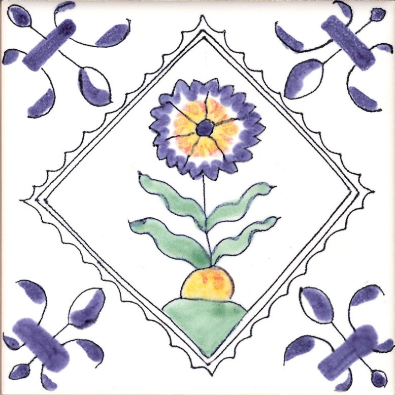 Delft Flower tiles – Reptile Tiles