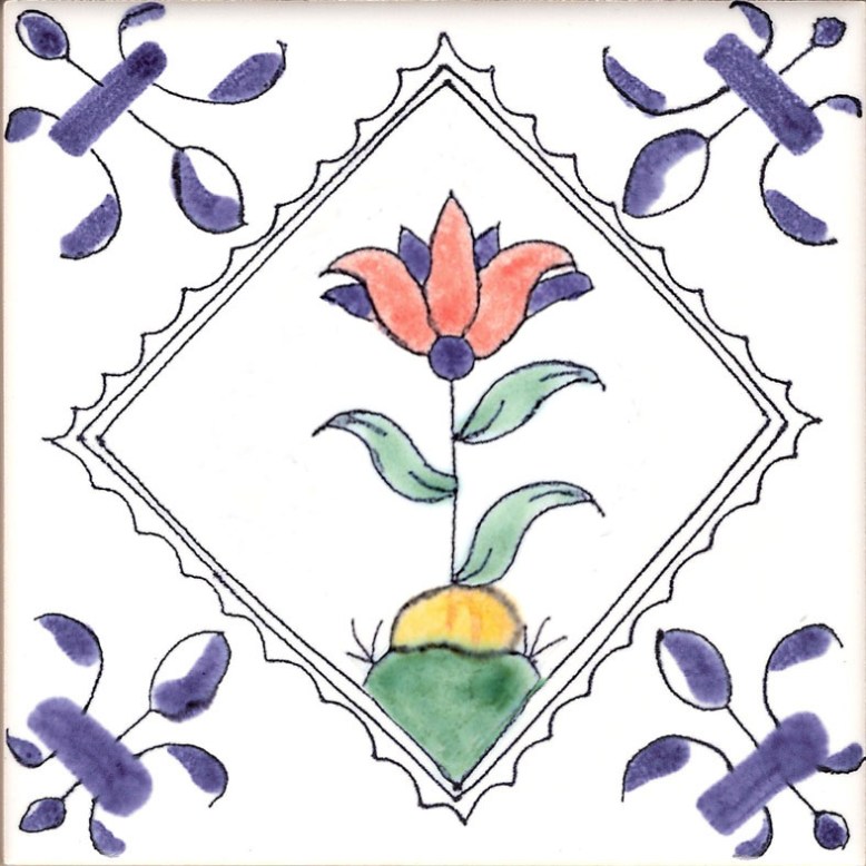 Delft Flower tiles – Reptile Tiles