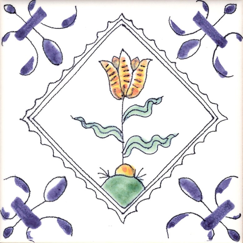 Delft Flower tiles – Reptile Tiles