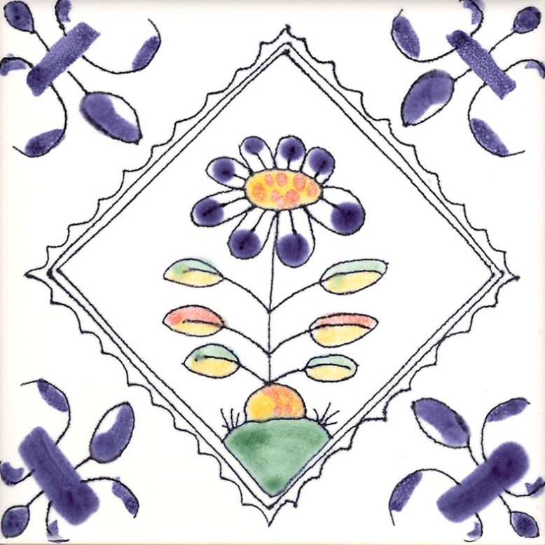 Delft Flower tiles – Reptile Tiles