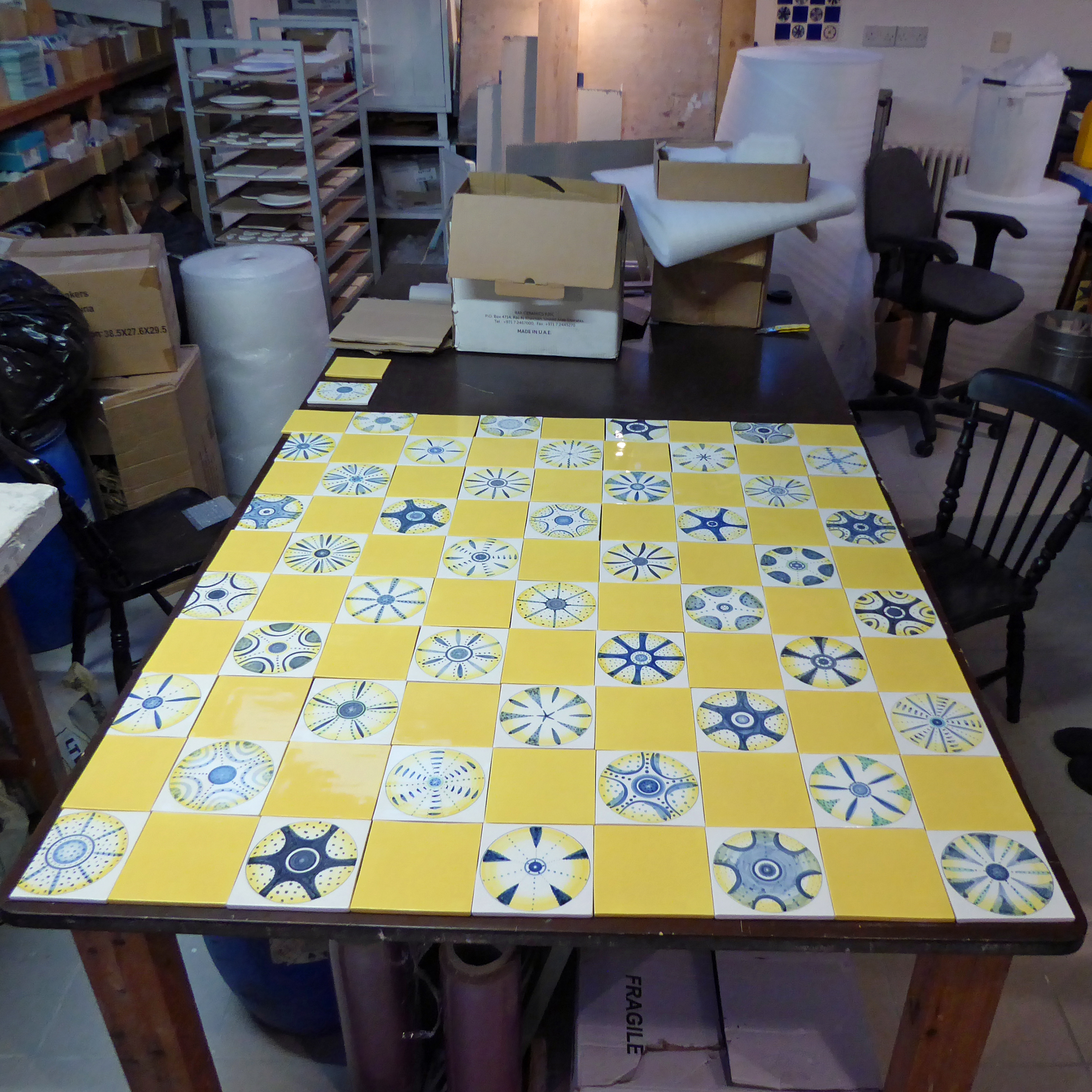 Diatom commission – Reptile Tiles