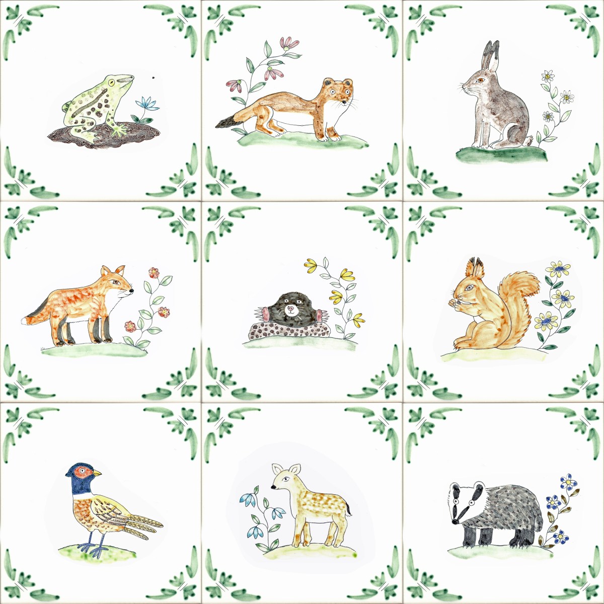 flora and fauna tiles – Reptile Tiles