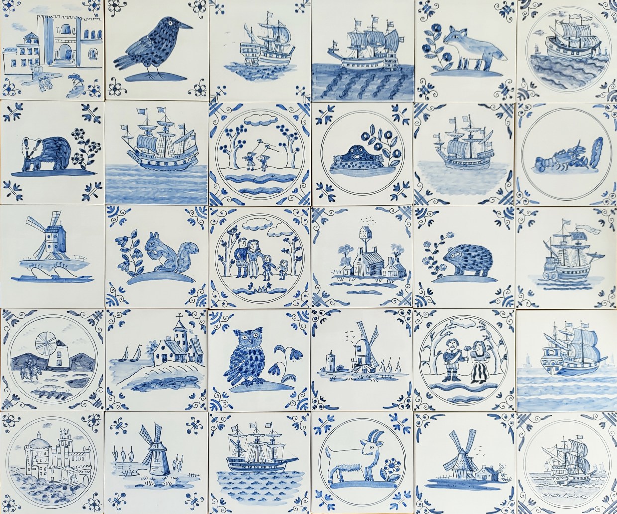 Reptile Tiles – Designers and Makers of Hand Painted Delftware Tiles
