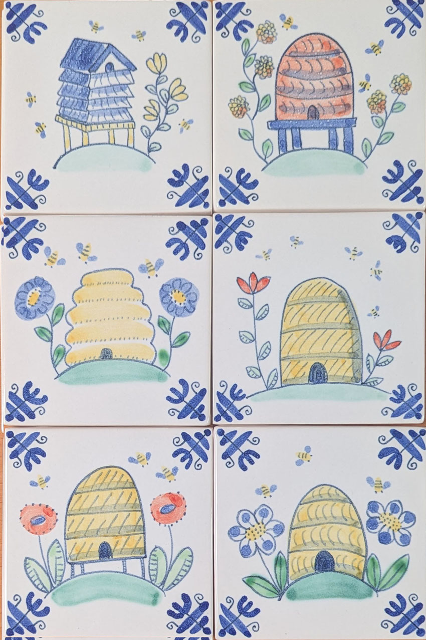 Delftware Tiles – Reptile Tiles