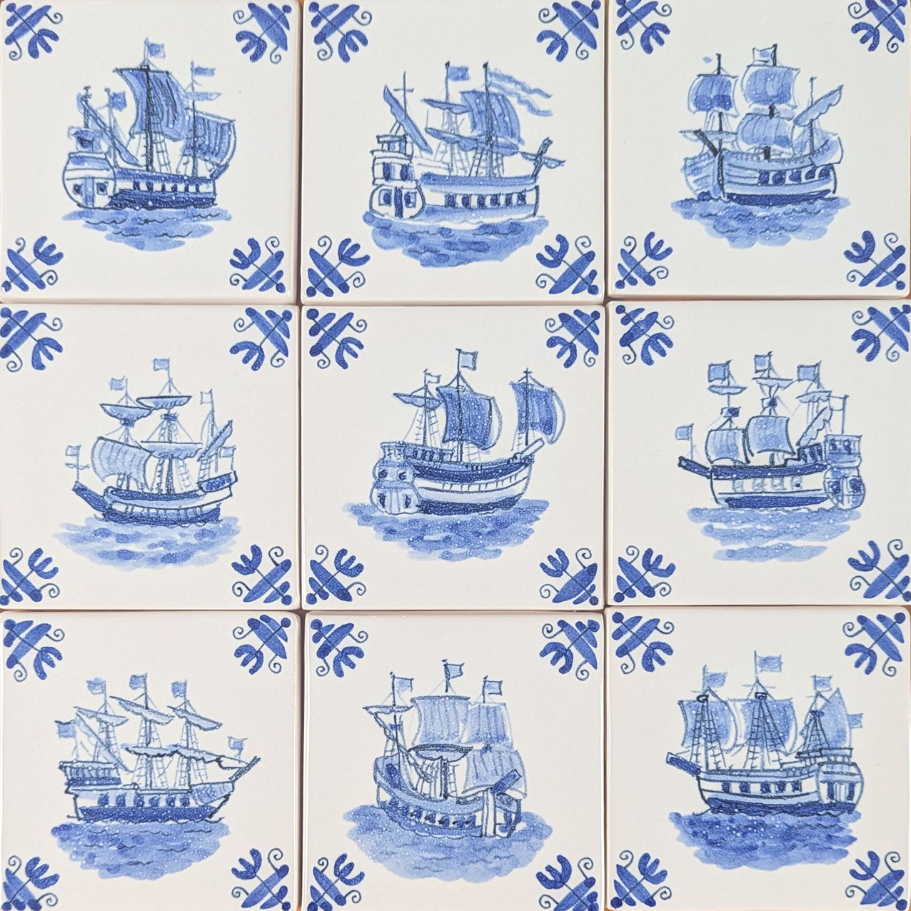 Delftware Tiles – Reptile Tiles